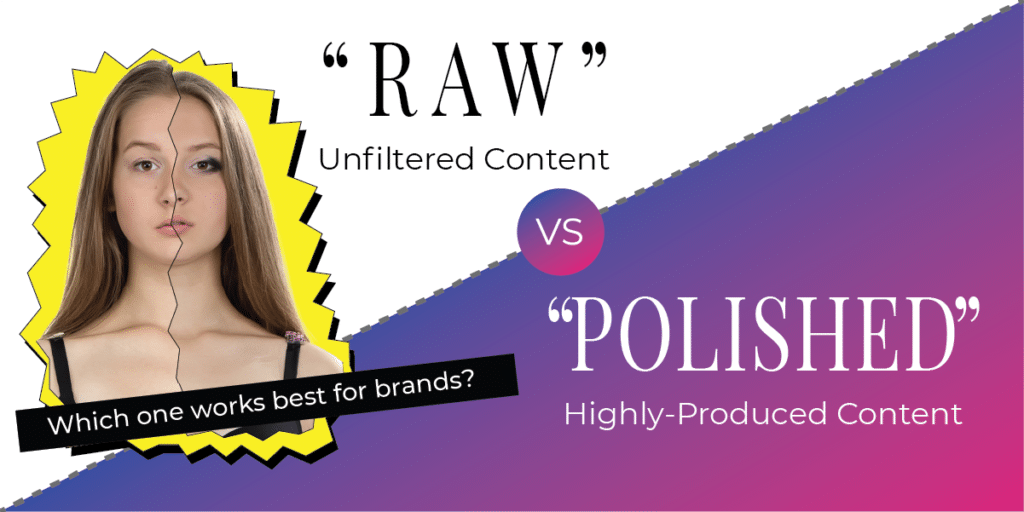 Raw vs. Polished: An Ultimate Guide to Social Media Aesthetics | Open ...