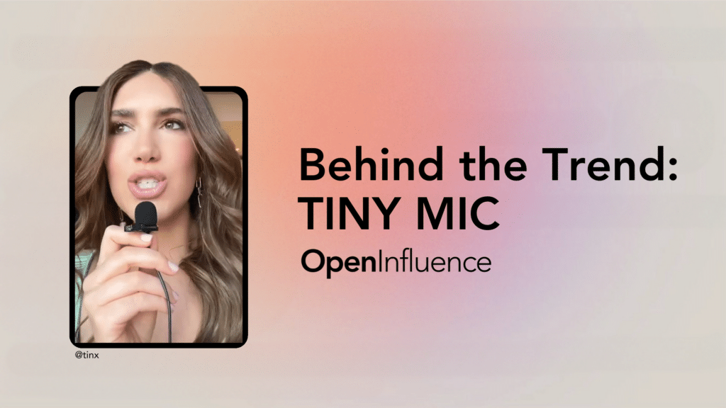 Why Does the Tiny Mic Garner a Big Audience on TikTok? | Open Influence ...